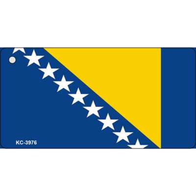 Bosnia-Herzegovina Flag Novelty Aluminum Key Chain KC-3976 | eBay