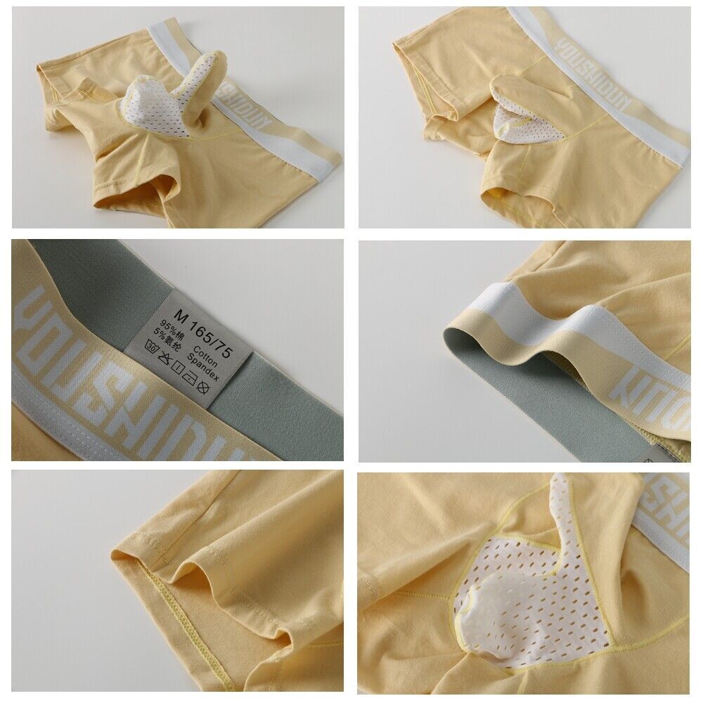 Herren Boxershorts Push Up Trainingshose Baumwolle Unterwäsche ...