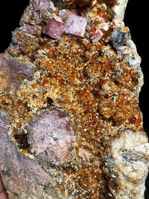 1162g New Find Raw Natural rare Garnet crystal Spessartine specimens ...