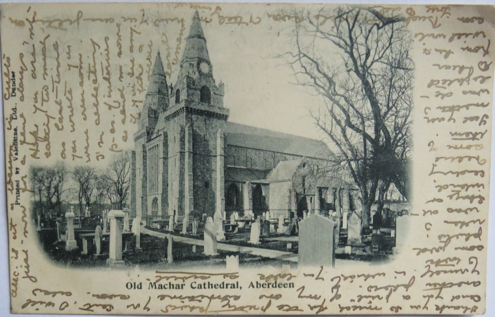 Old Postcard of Old Machar Cathedral, Aberdeen 1902 - Ref : 1012 | eBay UK