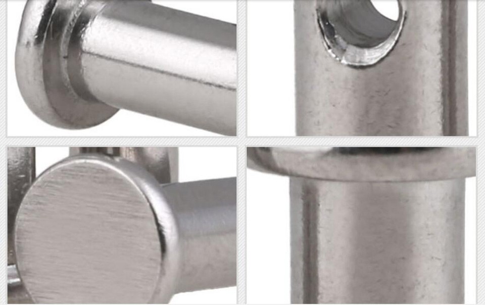 M3 M4 M5 304 stainless Lock Cotter Clevis Pins with flat Head Hole ...