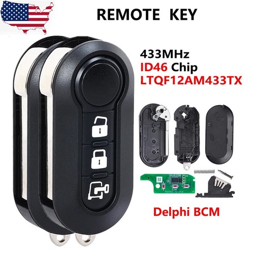 2X Smart Key for Dodge RAM Promaster City Remote Flip Key Fob ...