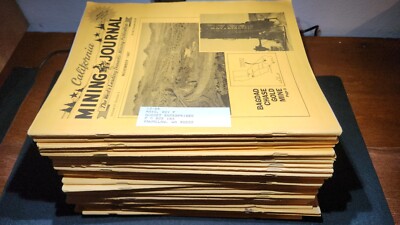 ICMJ Magazine California Mining Journal - Lot of 29 - 1980 to 1987 | eBay