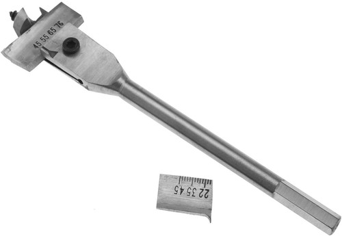 22-76mm Adjustable Spade Bit Expansive Flat Woodworking Boring Drill ...