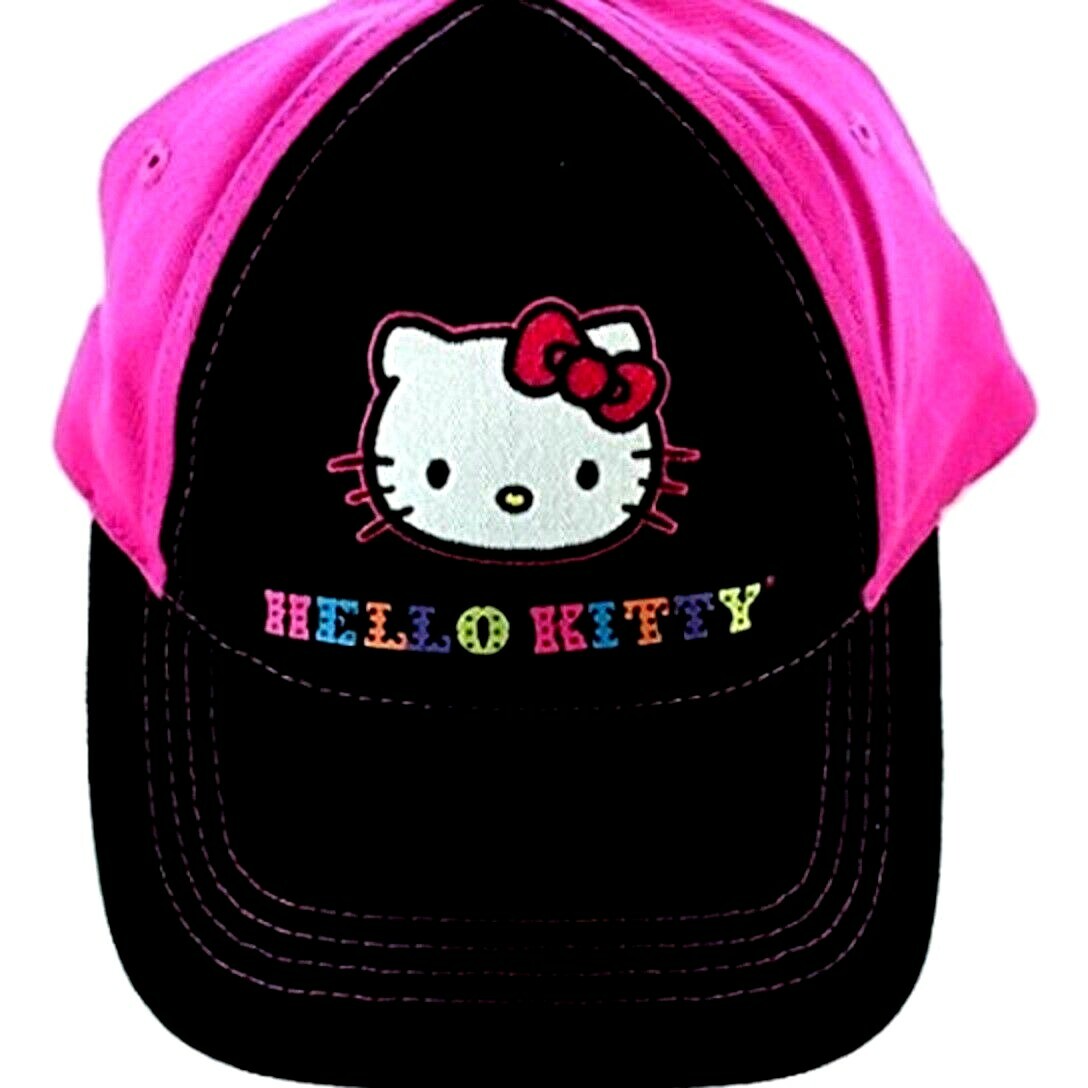Hello Kitty Face Pink And Black