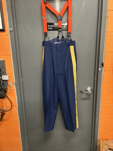 US Army High Waist ASU NCO Men’s Sz 31R Mess Dress Blue Uniform Pants ...