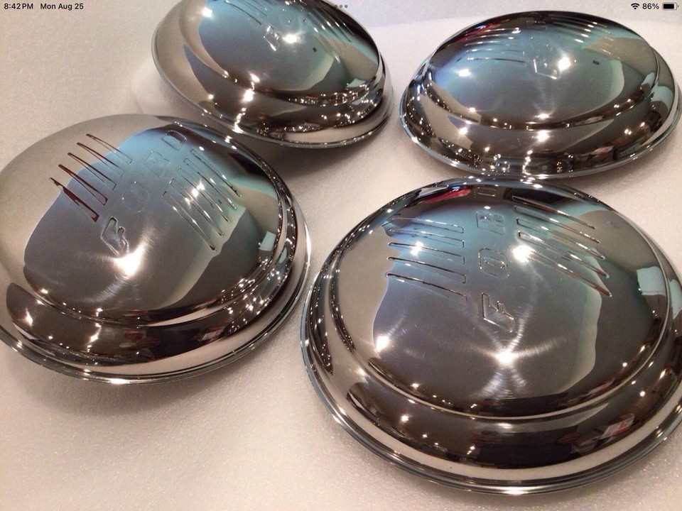 1946 Ford Hubcaps Vintage Original Center Caps Hot Rod Rat Rod OEM NICE ...