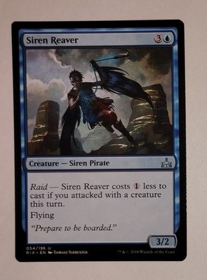 Siren Reaver Regular 054/196 Uncommon Magic The Gathering Card MTG TCG ...