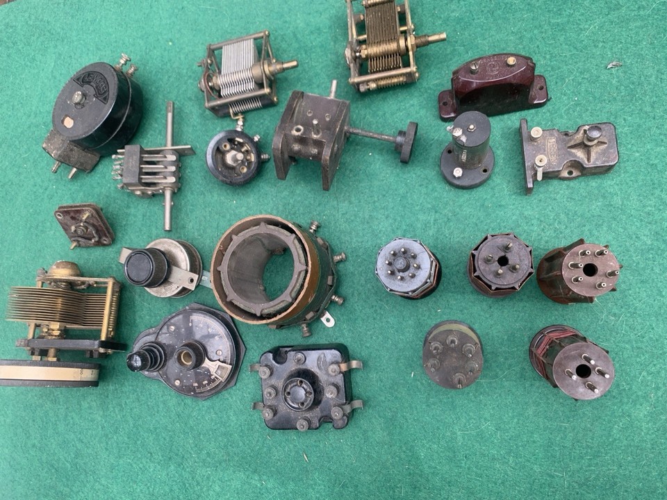 Vintage 1920’s Radio Parts- Resistors, Variable Capacitors- Lot 2 | eBay UK