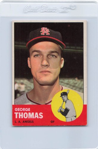 1963 Topps #98 George Thomas Angels EX/MT *4426 | eBay