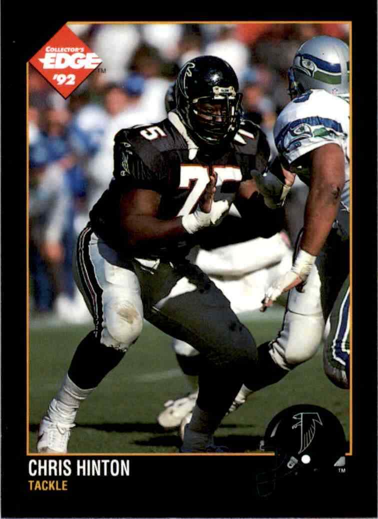 1992 Collectors Edge Chris Hinton Atlanta Falcons #238 | eBay