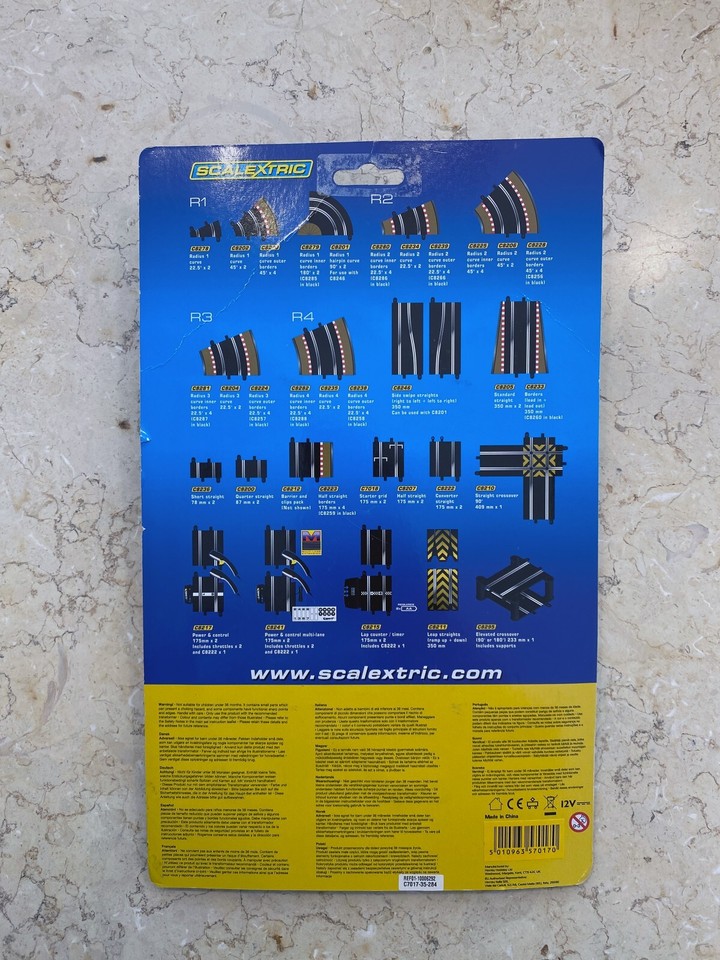 Scalextric Sport C7017 Sport R3 Single Lane Curve Qty 4 New | eBay