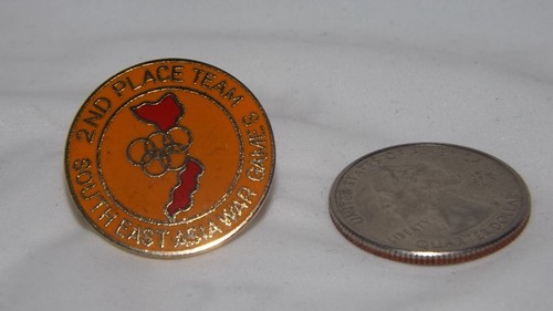 2nd Place Team Southeast Asia War Games Lapel Hat Pin | eBay