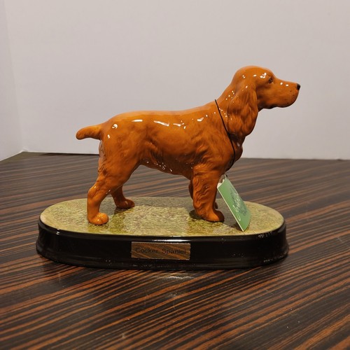 John Beswick England Red Ginger Cocker Spaniel Dog Figurine Porcelain ...