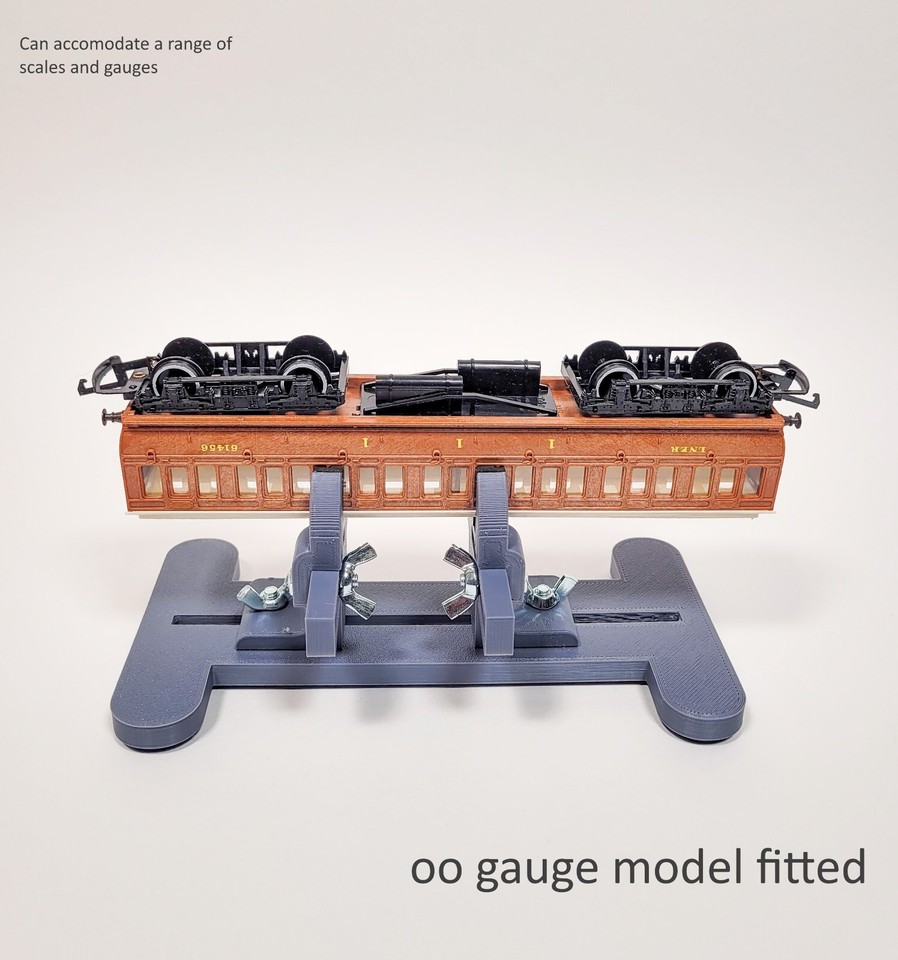 Model Railway Loco Servicing Cradle SMALL adjustable train berth stand ...