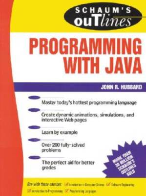Schaums Outlines of Programming with Java - Paperback - VERY GOOD | eBay