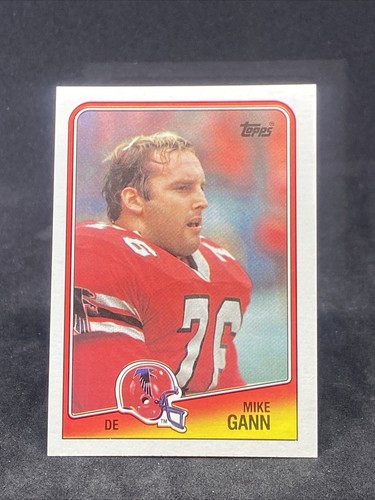 MIKE GANN 1988 Topps NFL Football #390 FALCONS | eBay