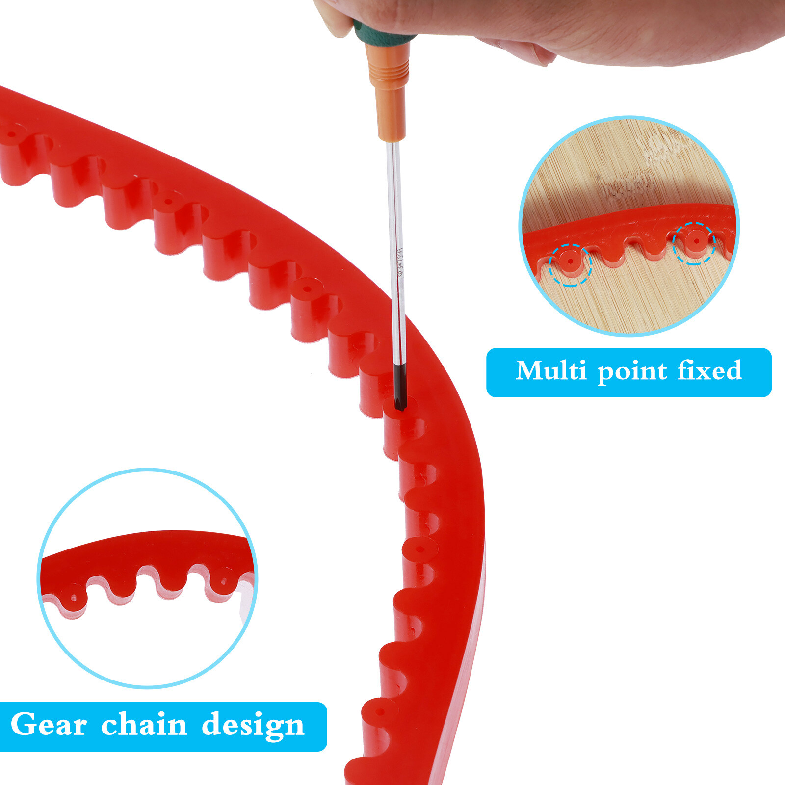 Woodworking Gear-Driven Profiling Strip 1.98m for Complex Curve Shaping ...