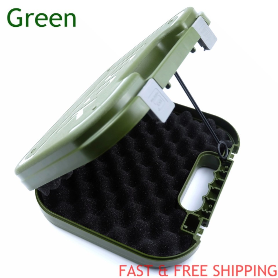 Glock Case For Pistol Handgun Hard Pistol Hard Case Lockable High Green ...