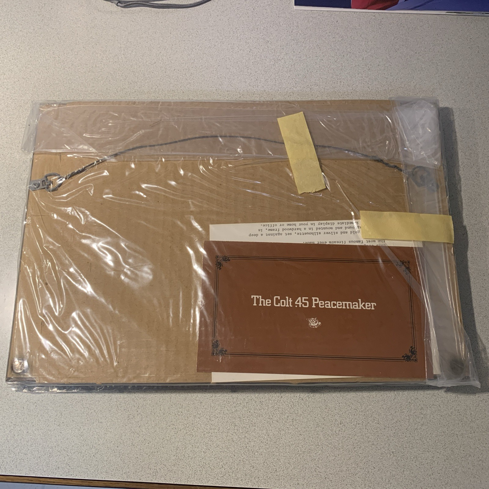 1979 Franklin Mint Colt .45 Peacemaker 24K Gold & Sterling Silver ...