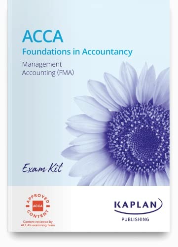 MANAGEMENT ACCOUNTING (FMA) - EXAM KIT by Kaplan NEW BOOK | eBay UK