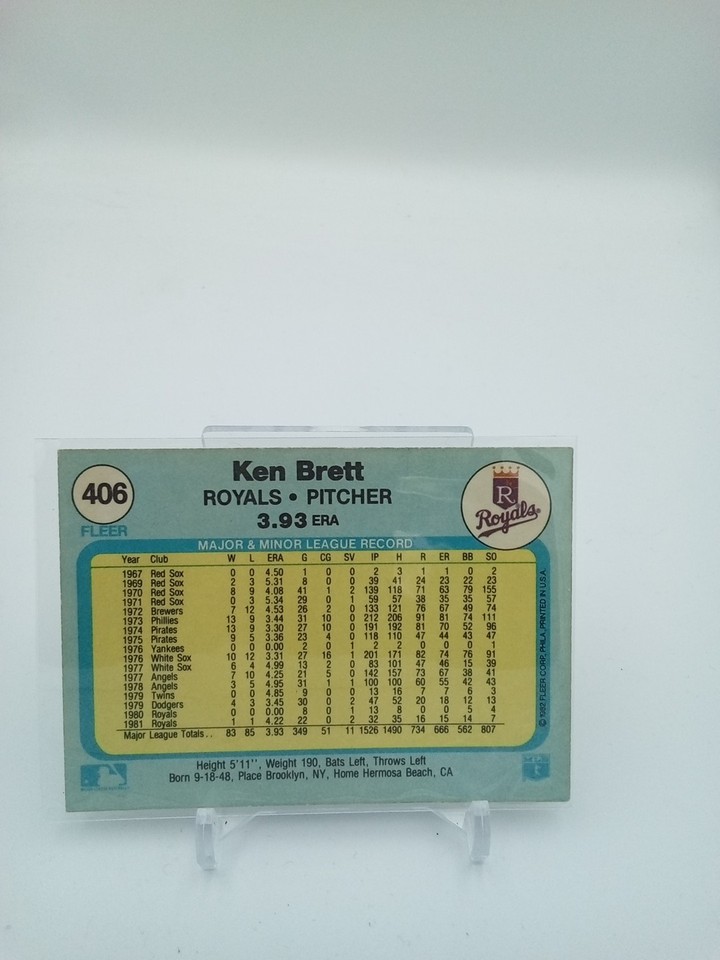 Ken Brett In Person Auto No Coa | eBay