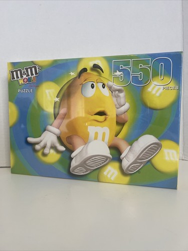 NEW 2005 M&M Candy World Vegas Yellow 550 Piece Collector Jigsaw Puzzle ...