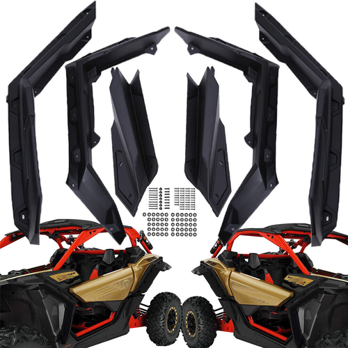 Front & Rear Extended Fender Flares For Can Am Maverick X3 R 2017-2023 ...