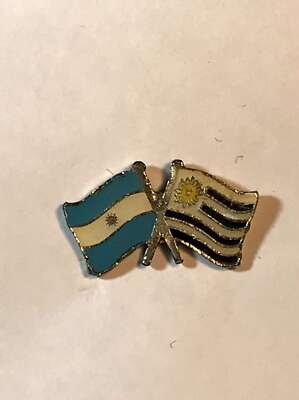 PIN FLAGS ARGENTINA URUGUAY | eBay