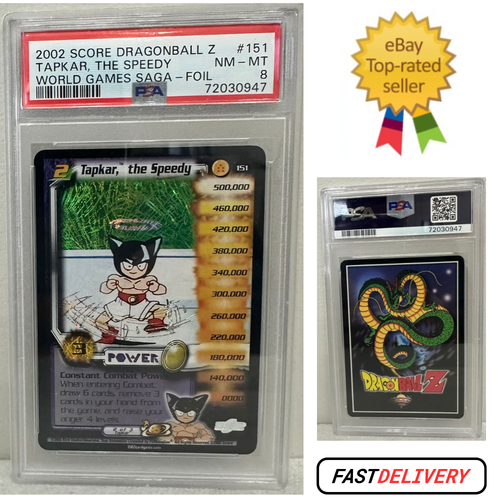 2002 Score Dragonball Z Tapkar, The Speedy #151 World Games Saga- Foil ...
