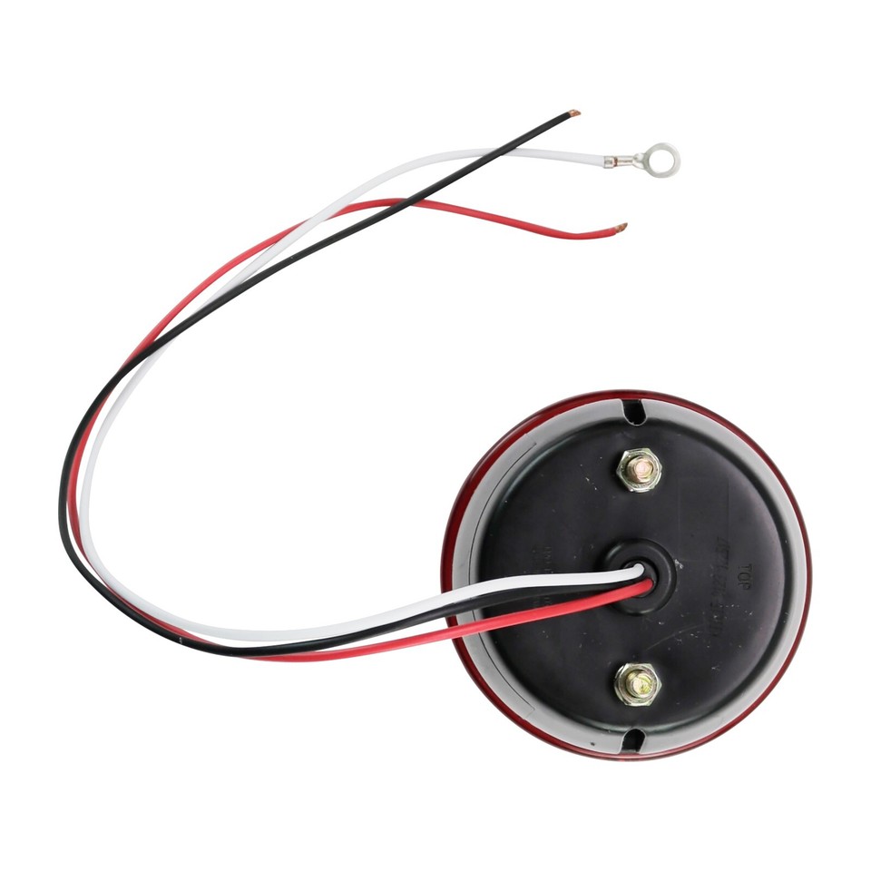 12V Round Red LED Stop Turn Trailer Light Compatible with T@B 320 Tail ...