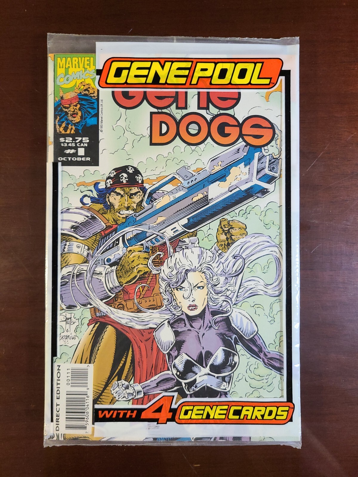 Gene Dogs #1 Marvel UK Gene Pool 1993 Sealed Poly Bagged With Cards ...