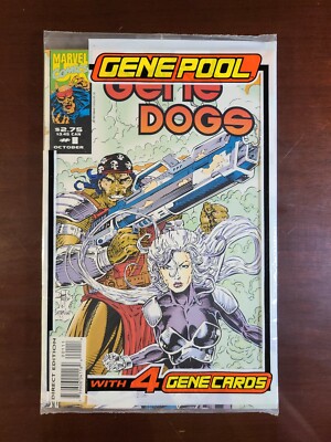 Gene Dogs #1 Marvel UK Gene Pool 1993 Sealed Poly Bagged With Cards ...