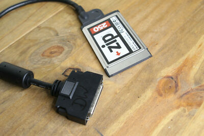 Iomega Zip 250 USB Ext Drive (model Z250USBPCM) PCMCIA Adapter PC Card ...