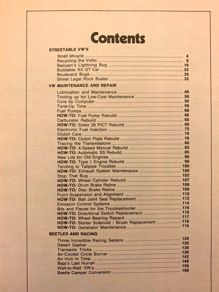 Peterson's Complete Volkswagen 3rd Editon Book Beetle Bug Self Service ...