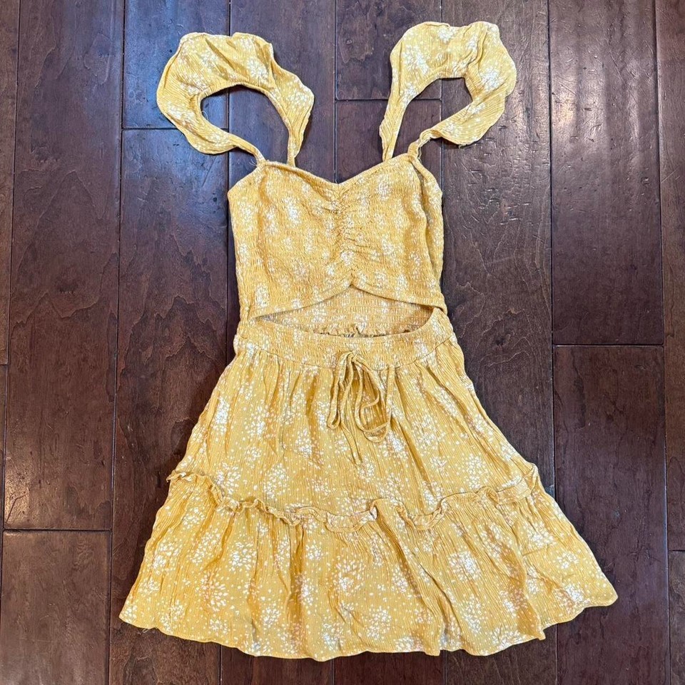 Smocked Cutout Sundress | Small | eBay