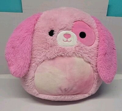 Squishmallow Fuzzamallow Chasen The Dog Plush Stuffed Animal Pink 12 ...