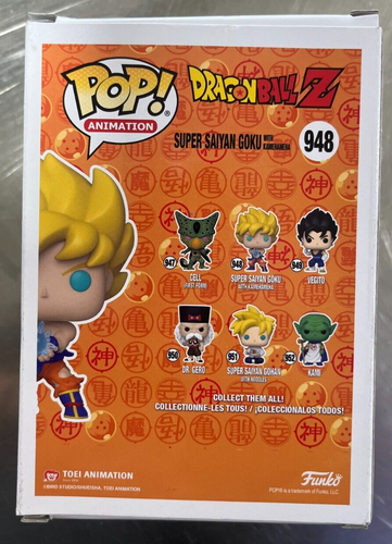 Funko Pop! Vinyl: Dragon Ball Z - Super Saiyan Goku with Kamehameha ...