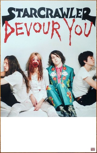 STARCRAWLER Devour You Ltd Ed RARE Tour Poster! Punk Psych Garage Rock ...