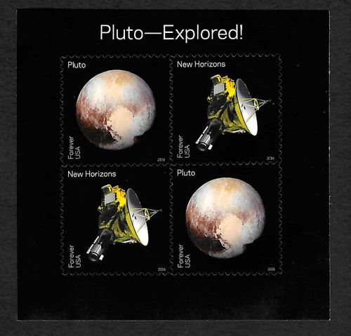 USA 2016: Pluto-Explored!, Exploring Pluto, Block MNH, ** | eBay