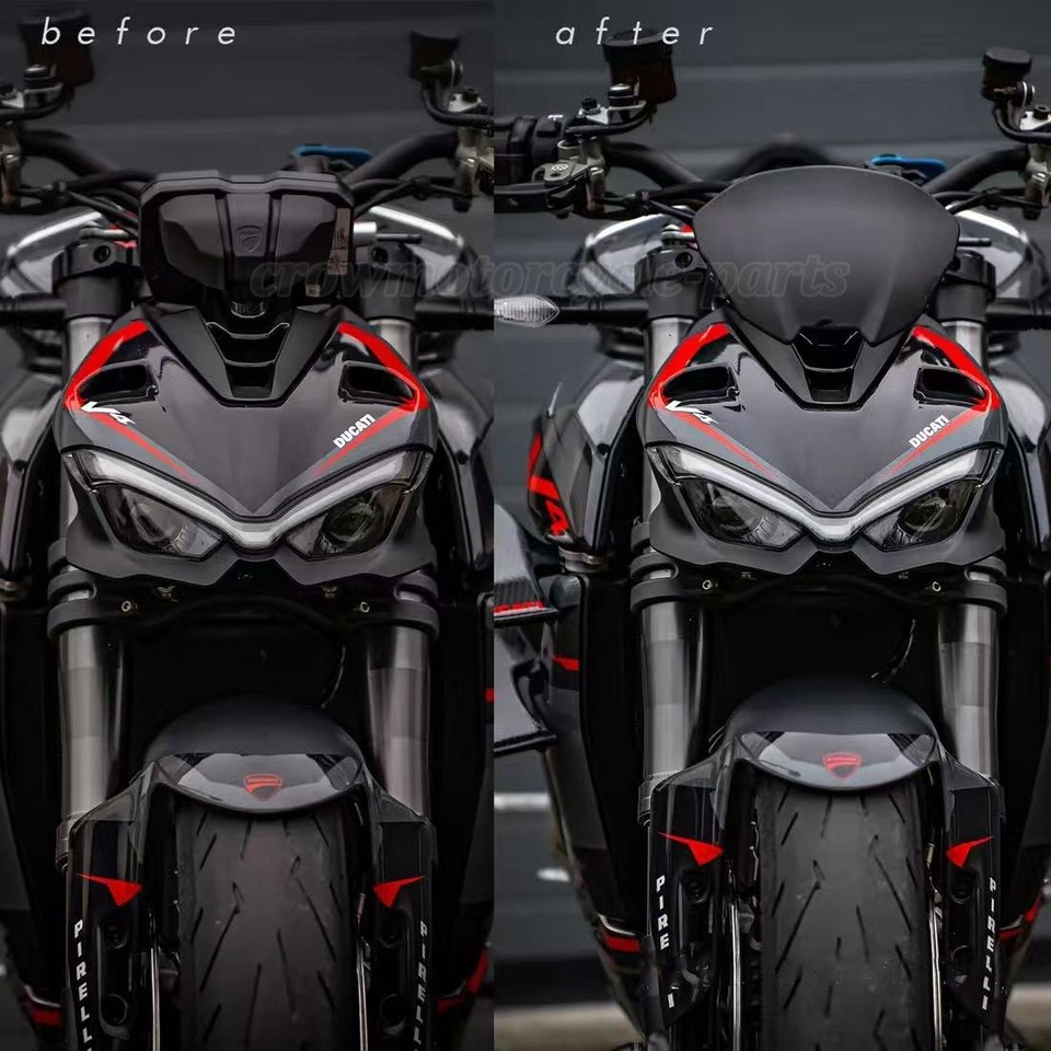 For Ducati Streetfighter V4/V4 S 2020-2024 Motorcycle Windshield ...
