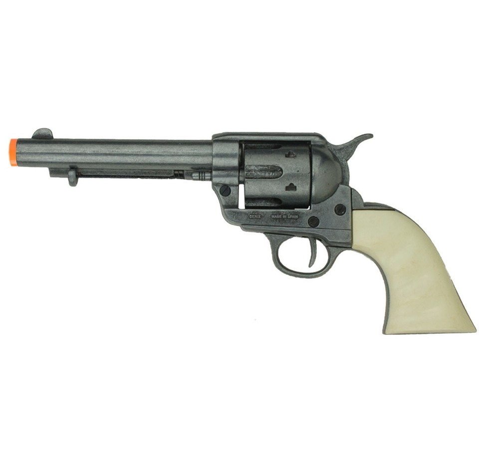 Denix Old West Frontier Replica Grey Finish, Ivory Grips Revolver Non ...