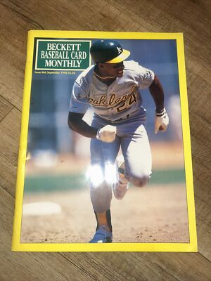 Beckett Baseball Card Monthly September 1990 Issue #66 Ricky Henderson ...