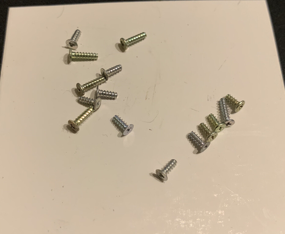 Gameboy Advance SP Factory Hardware/screws OEM GBA SP Tri-Wing Screws ...