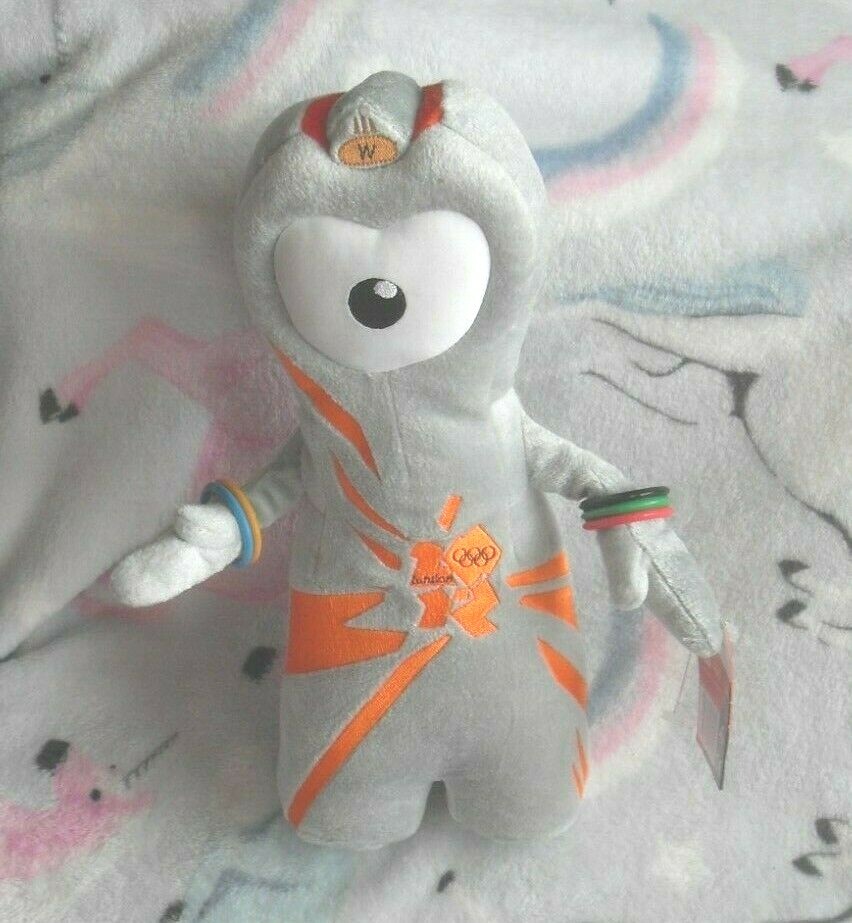 Official London 2012 Olympics Mascot Wenlock Soft Cuddly Toy 22 cm (E ...