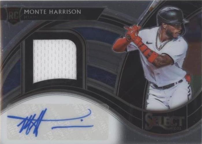 2021 Panini Select - Rookie Jersey Autographs Monte Harrison #RJA-MH ...