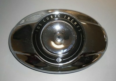 Lot Of 2 Harley Davidson 103 Twin Cam Air Cleaner Covers One Plain One ...