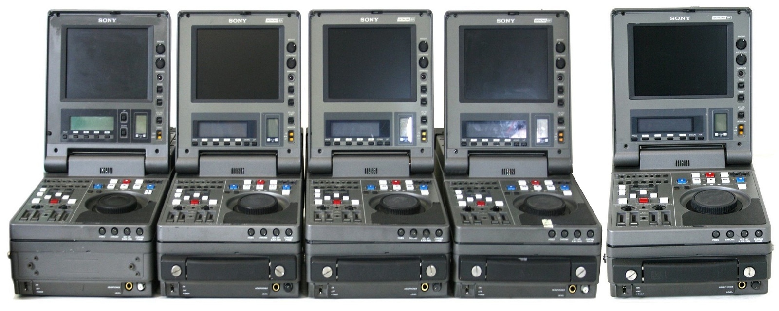 SONY DNW-A25 Betacam SX Digital Portable Editing Recorder Lot of 5 ...