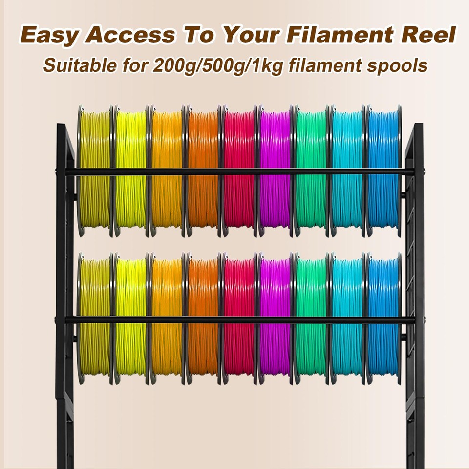 Heavy Duty 3D Printer Stand With Double Layer 3D Printer Filament ...