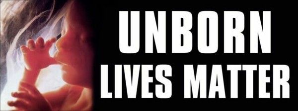 3x8 Inch Unborn Lives Matter Bumper Sticker - Anti Abortion Pro Life ...